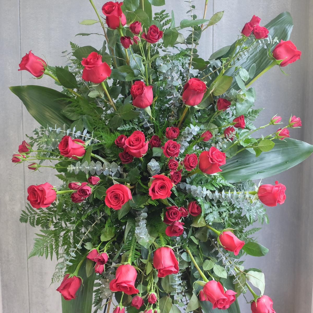 Red Rose Standing Spray | Floral Easel Spray in Lexington, KY | Michler ...